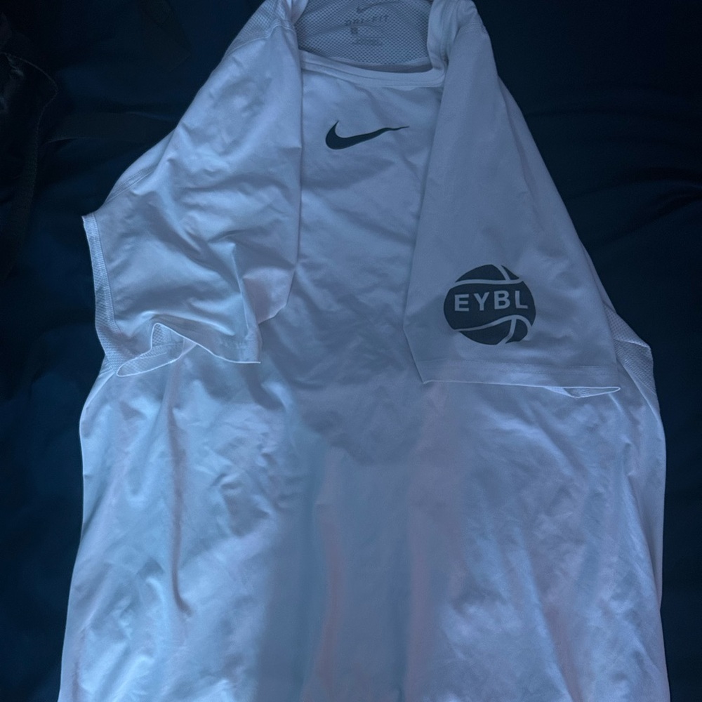 Nike White Basketball Jersey With Eybl Logo - Gem